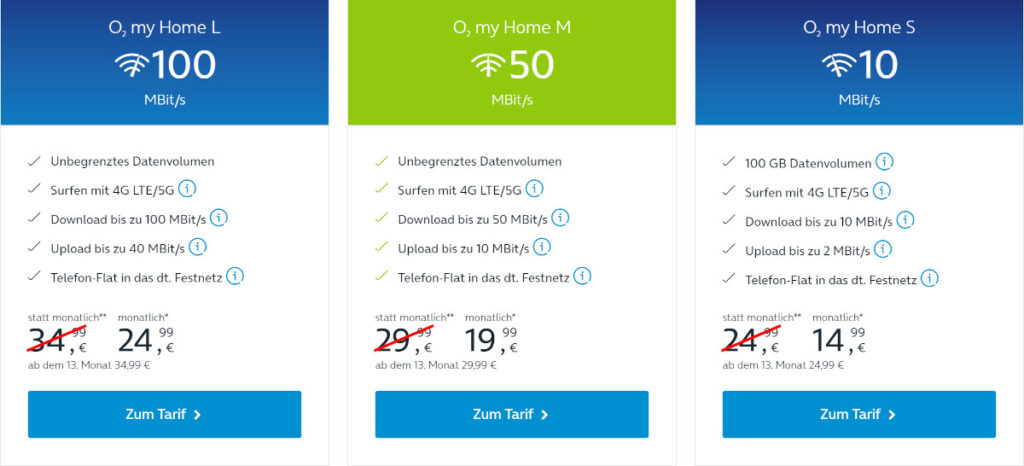 Alle Internet & Festnetz Tarife Infos bei yeahmobile
